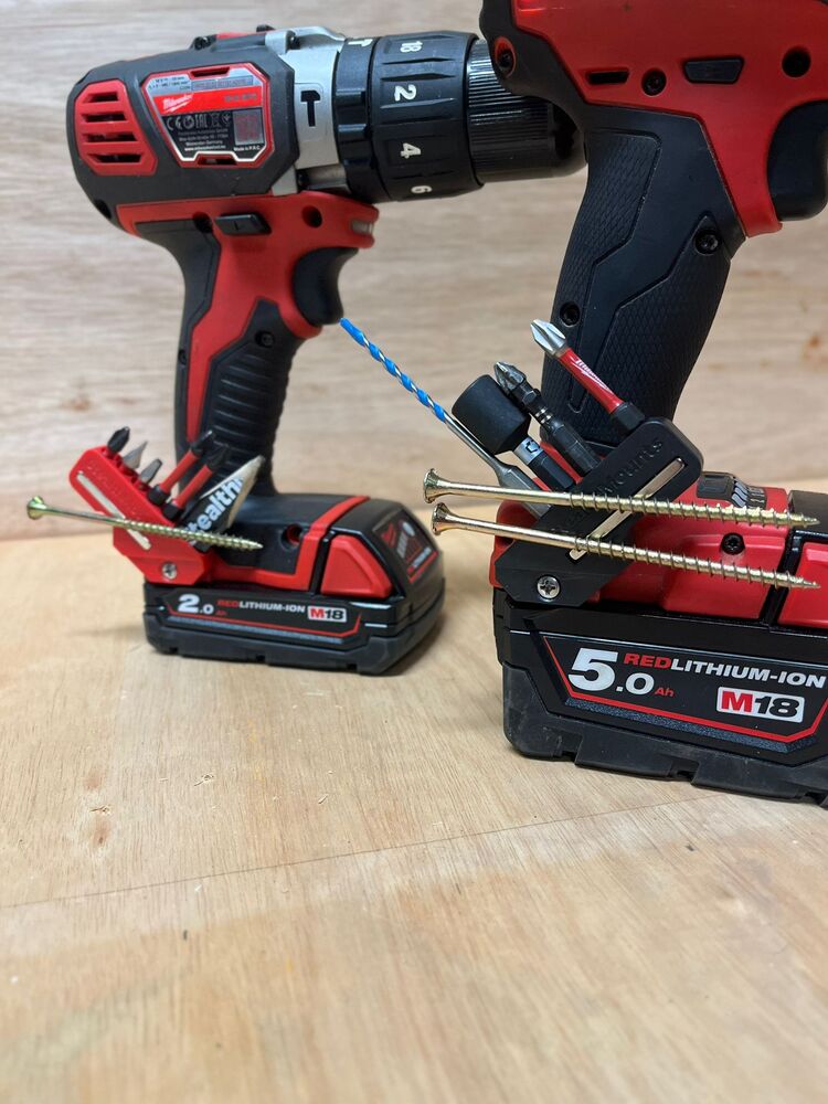 Magnetic Bit Holder for Milwaukee M18 Tools - StealthMounts