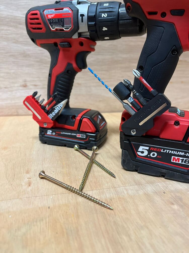 Magnetic Bit Holder for Milwaukee M18 Tools - StealthMounts