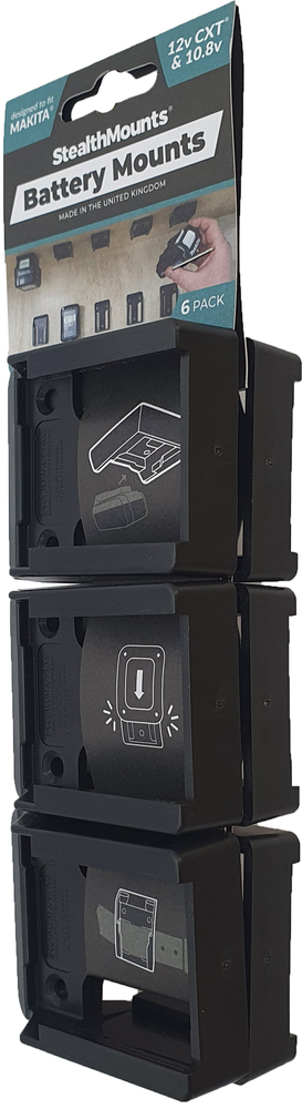 Makita 10.8v / 12v CXT Battery Mounts - StealthMounts