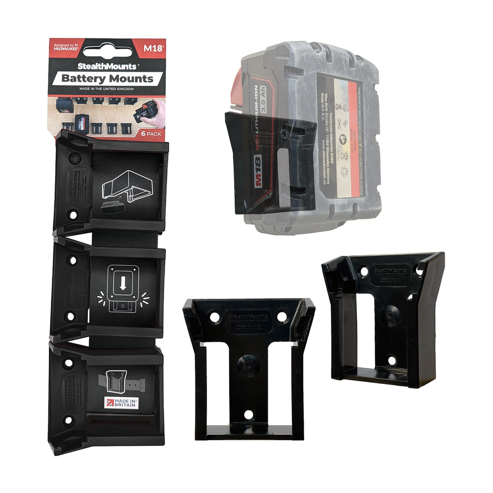 StealthMounts for Milwaukee M18 Batteries - StealthMounts