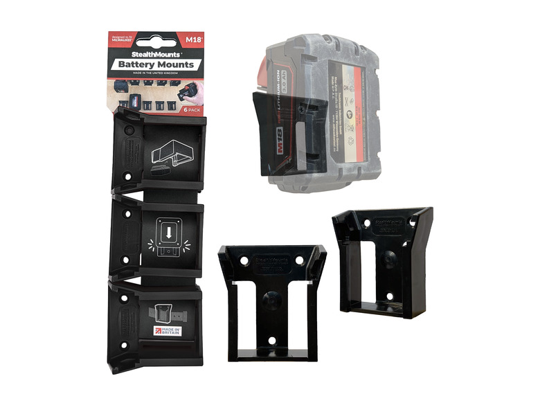 StealthMounts for Milwaukee M18 Batteries - StealthMounts